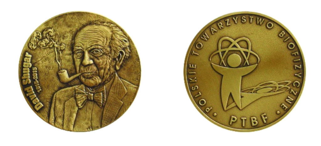 Medal im. Davida Shugara | Polskie Towarzystwo Biofizyczne